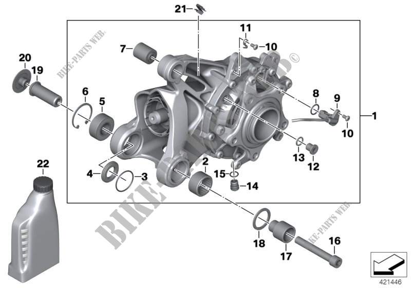 Couple coniq. Integral ABS Génération 1 pour BMW R 1200 GS 04 de 2002 ...